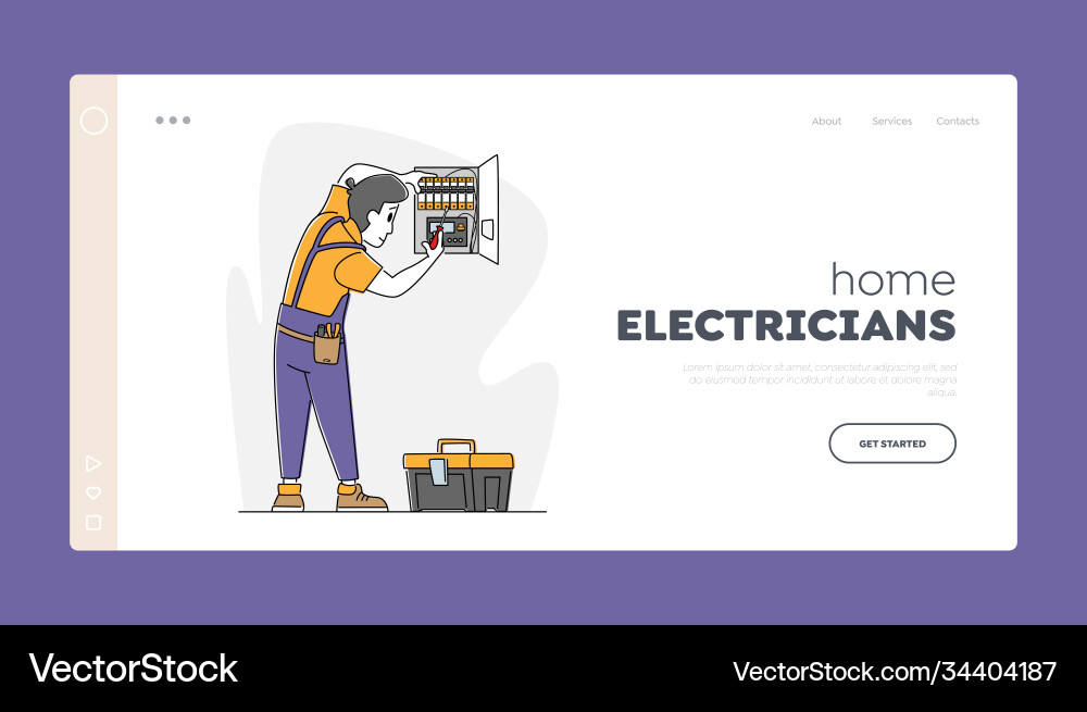 Fire energy and electrical safety signaling Vector Image
