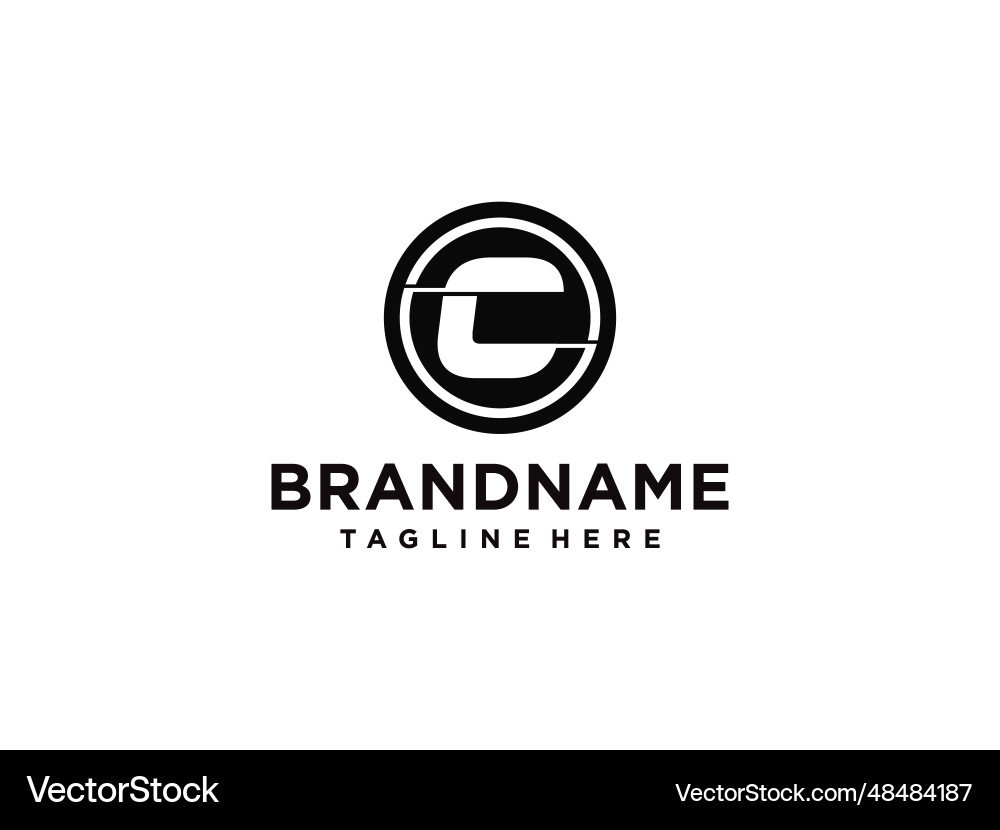 Letter c logo branding identity corporate Vector Image