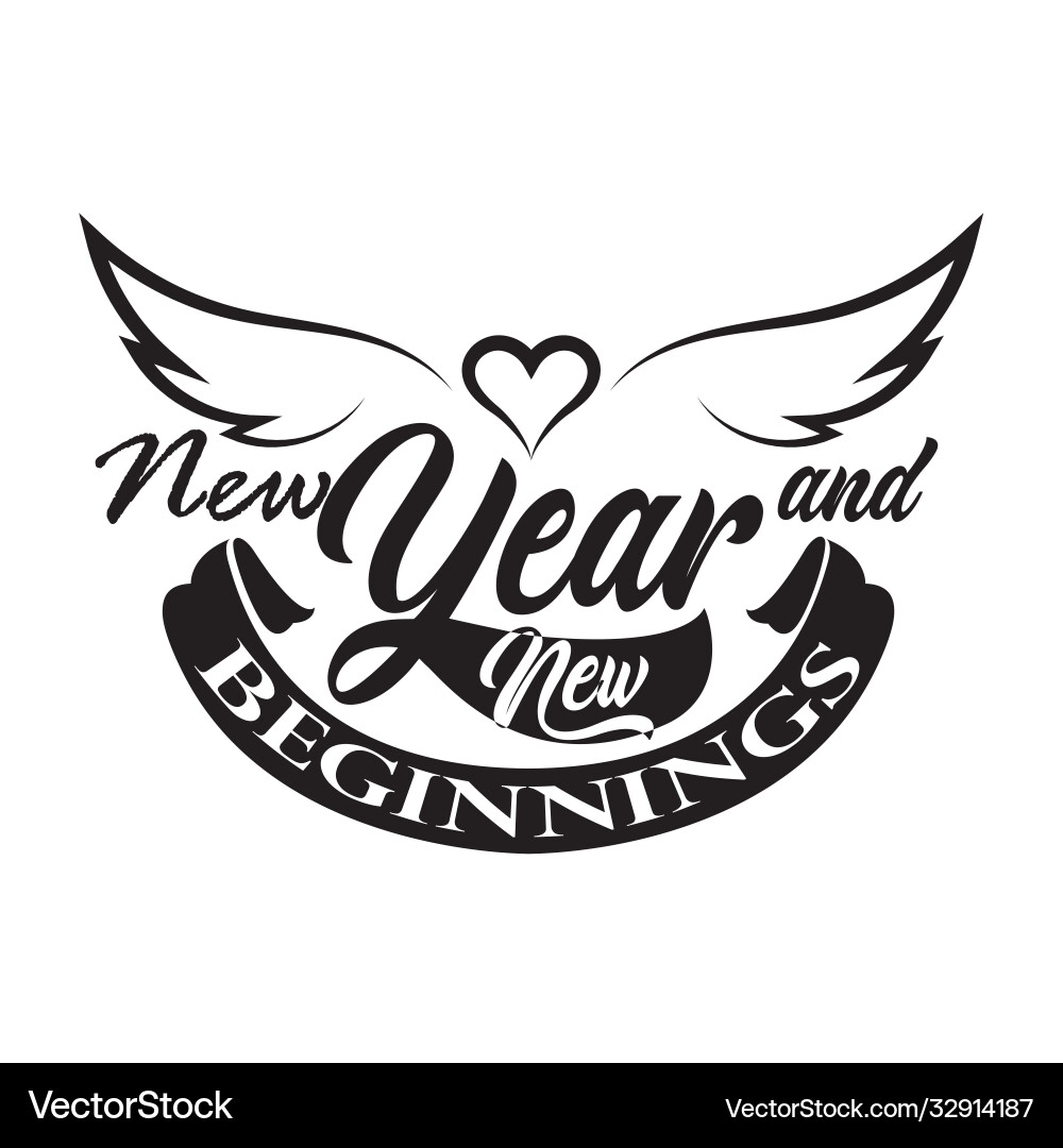 New year quote and slogan good for tee Royalty Free Vector