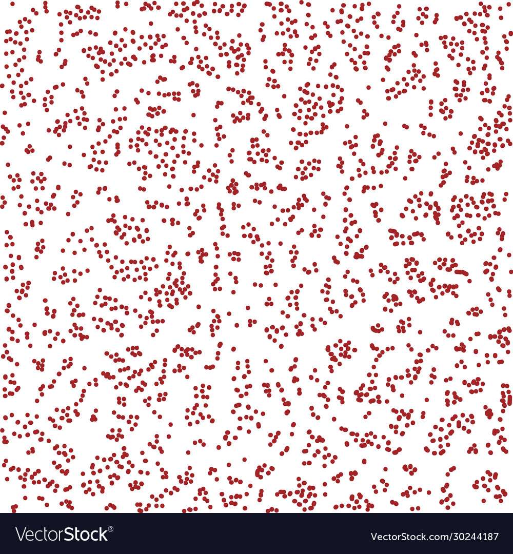 Seamless abstract pattern red dots on white Vector Image