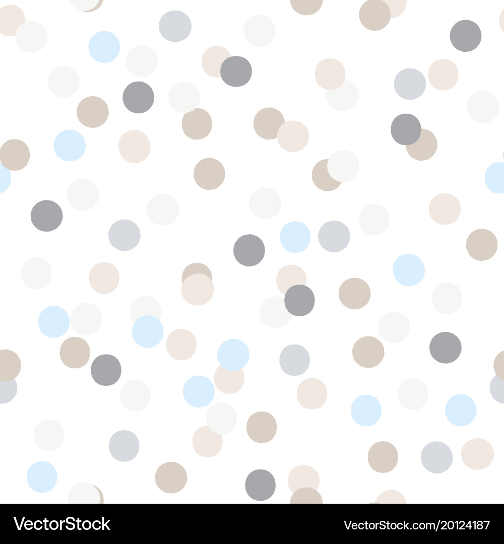 Seamless pattern of colorful party confetti Vector Image