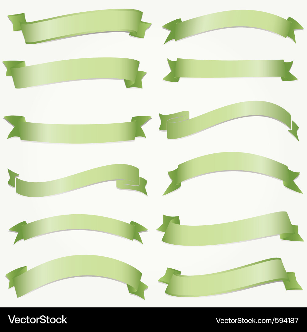 Set of ribbons for your text Royalty Free Vector Image