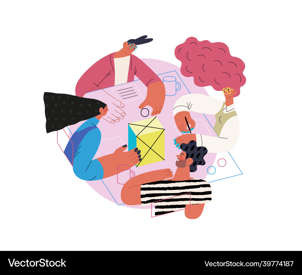 Startup concept of building new Royalty Free Vector Image