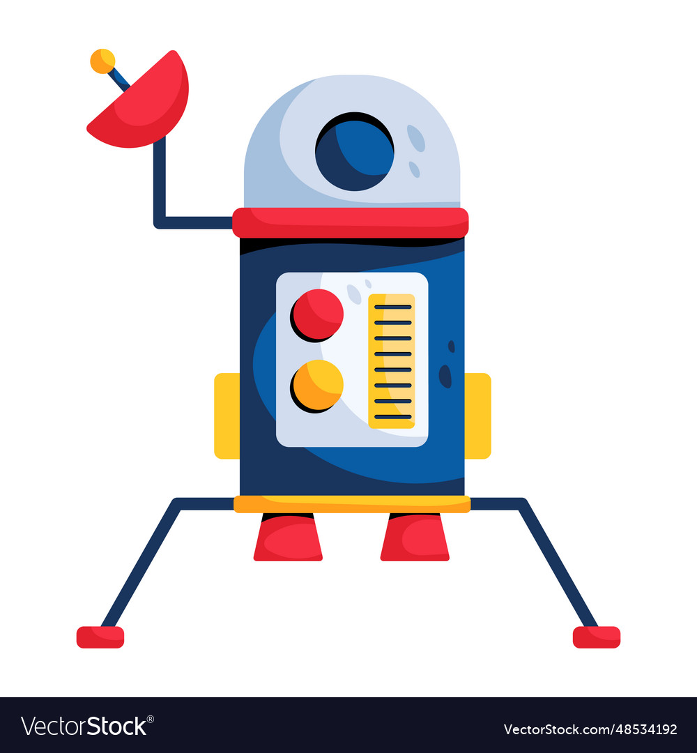 Futuristic robot Royalty Free Vector Image - VectorStock