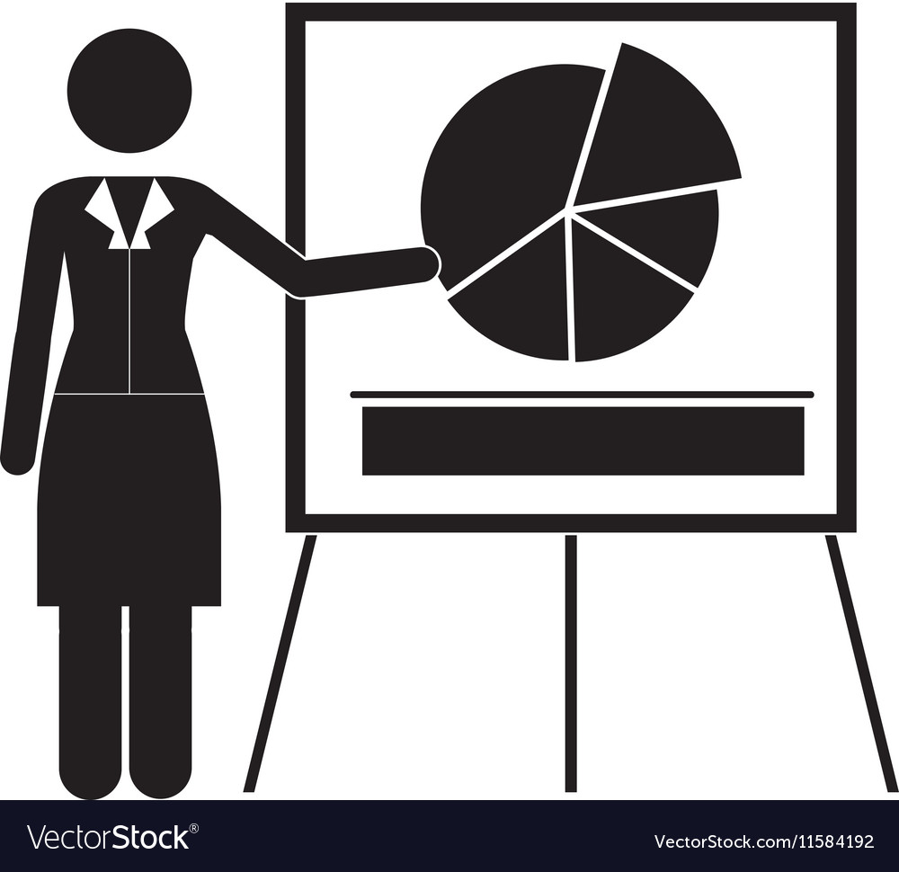Graph chart icon image Royalty Free Vector Image