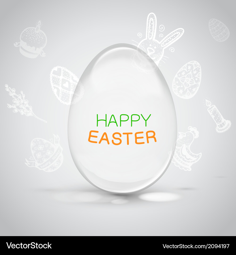 Easter egg Royalty Free Vector Image - VectorStock