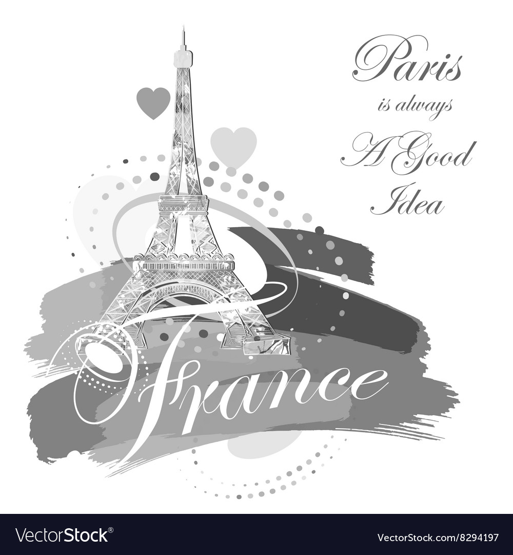 Eiffel tower Royalty Free Vector Image - VectorStock