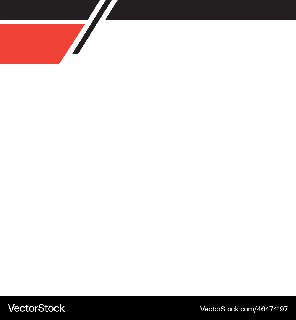 Letterhead business corner Royalty Free Vector Image