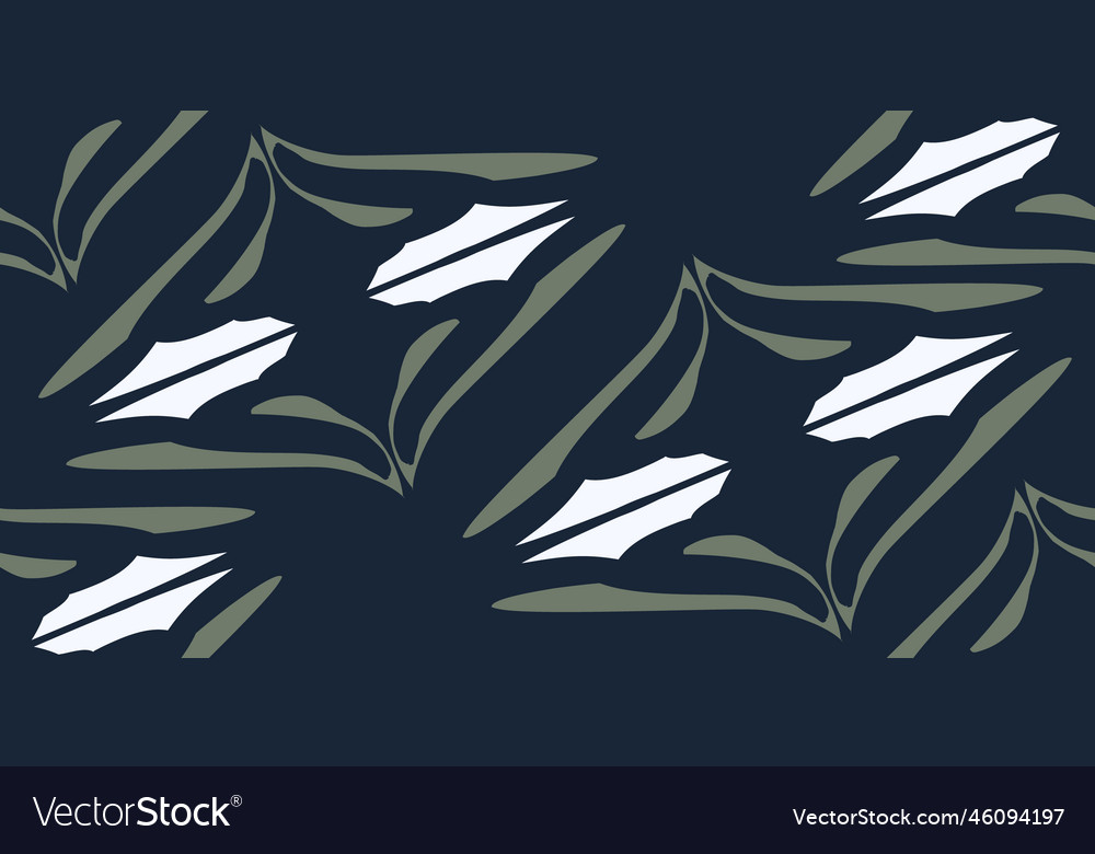 Modern flower seamless pattern Royalty Free Vector Image