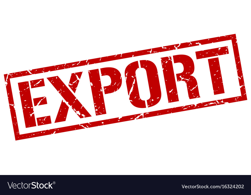 Export Stamp Royalty Free Vector Image VectorStock