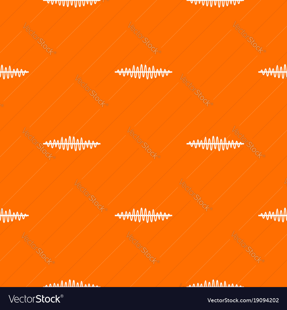 Sound wave pattern seamless Royalty Free Vector Image