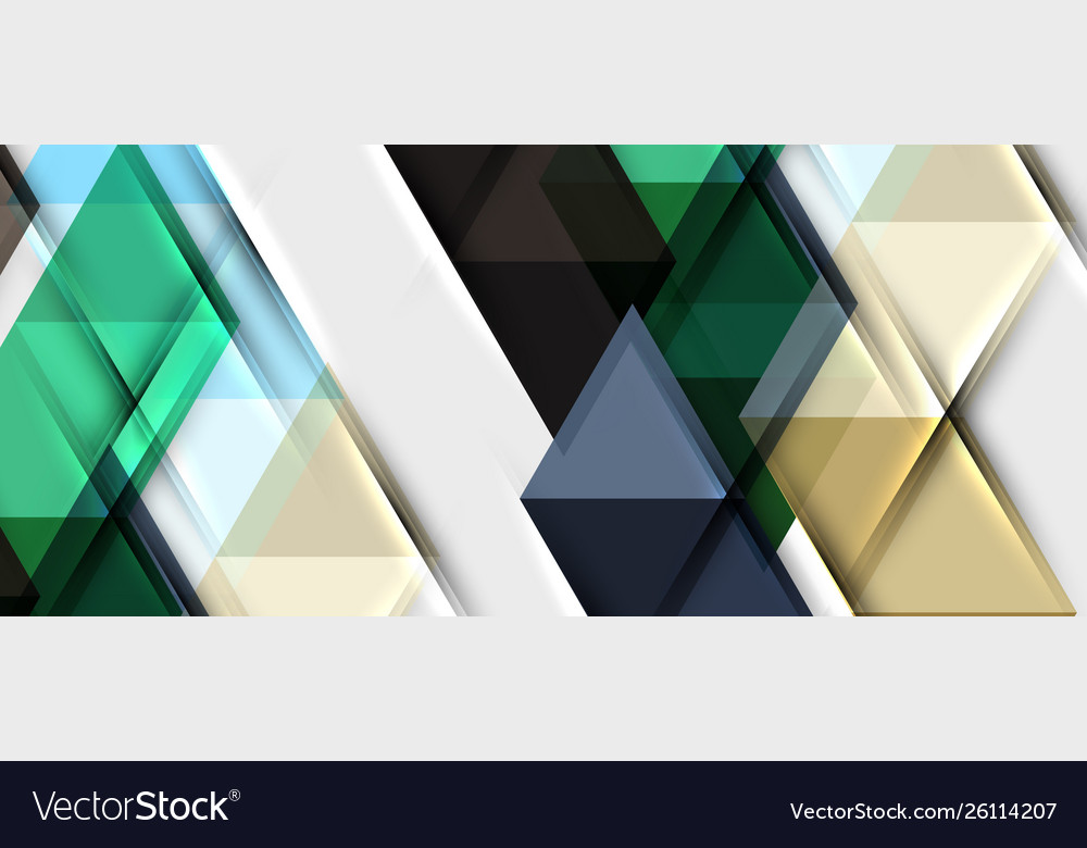 Abstract geometric background modern overlapping Vector Image