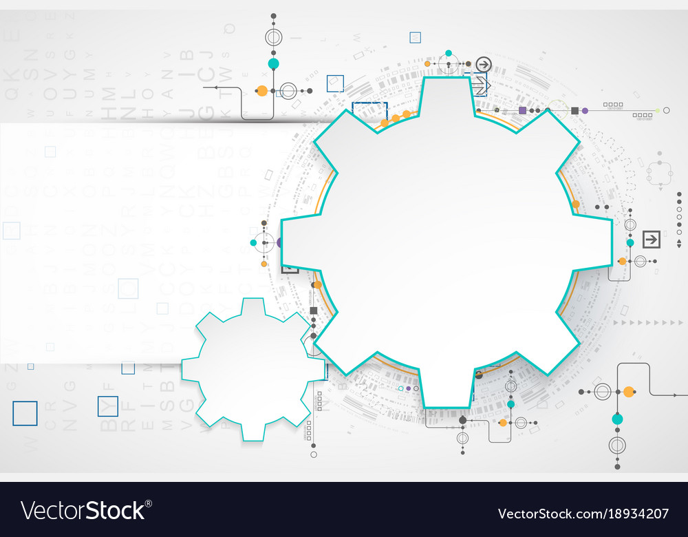 Abstract technology background Royalty Free Vector Image