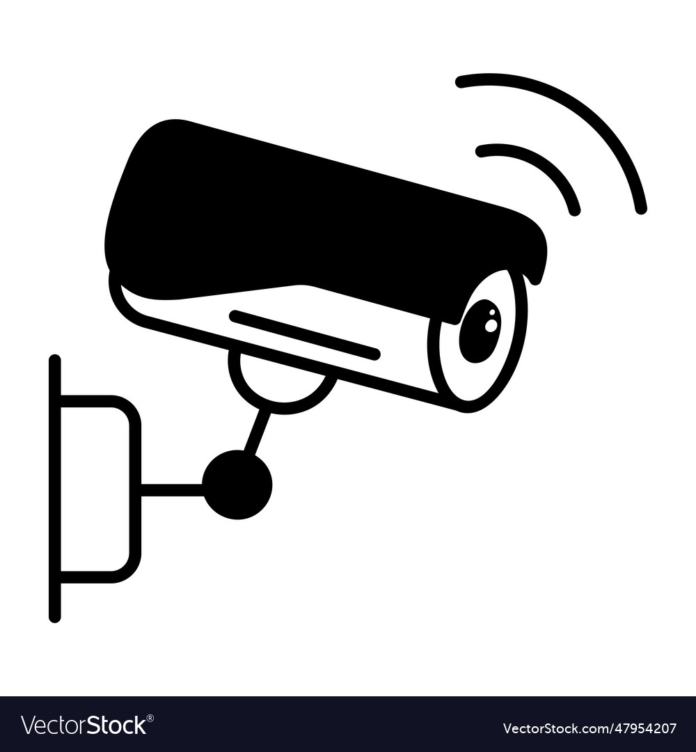 Cctv camera Royalty Free Vector Image - VectorStock