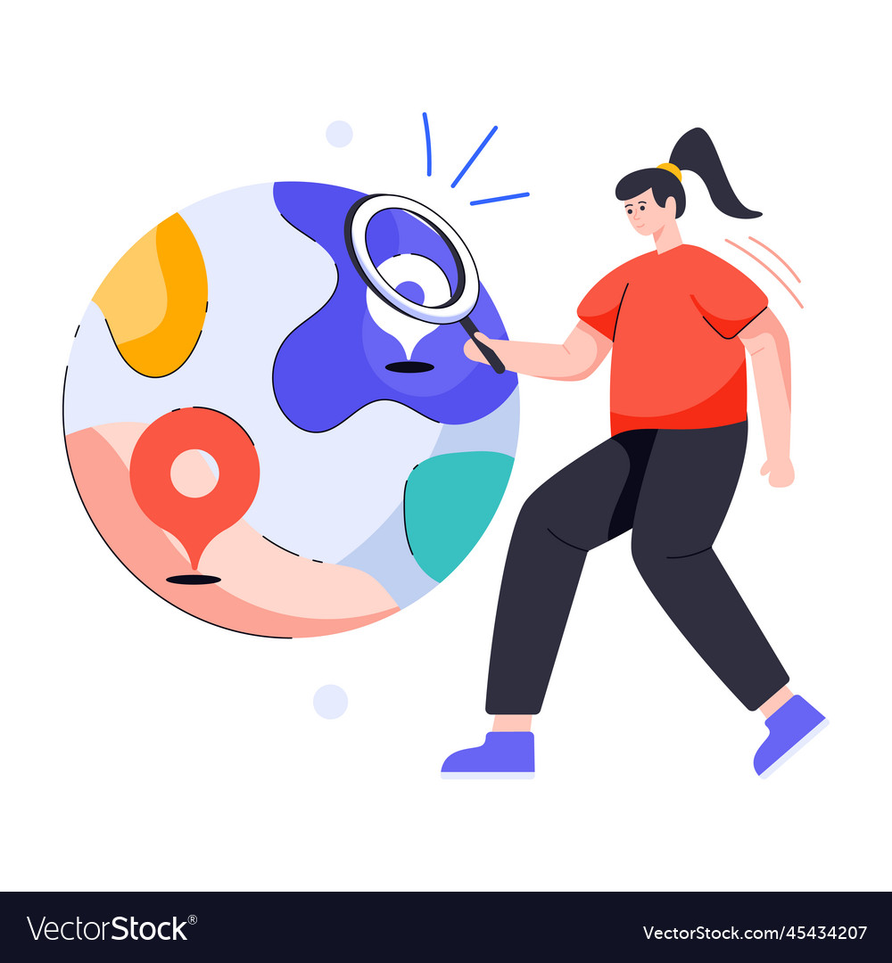 Geolocation Royalty Free Vector Image - VectorStock