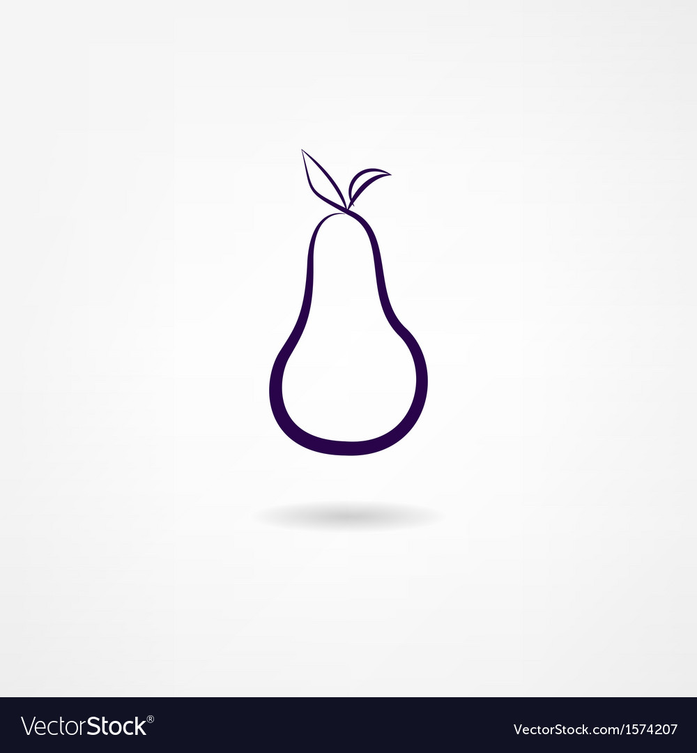 Pear Royalty Free Vector Image - VectorStock