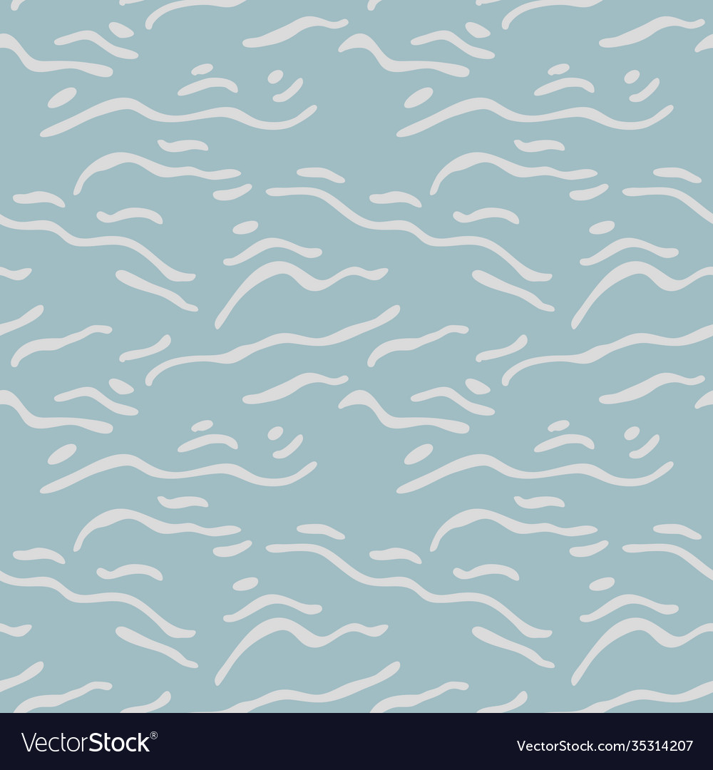 Seamless water pattern Royalty Free Vector Image
