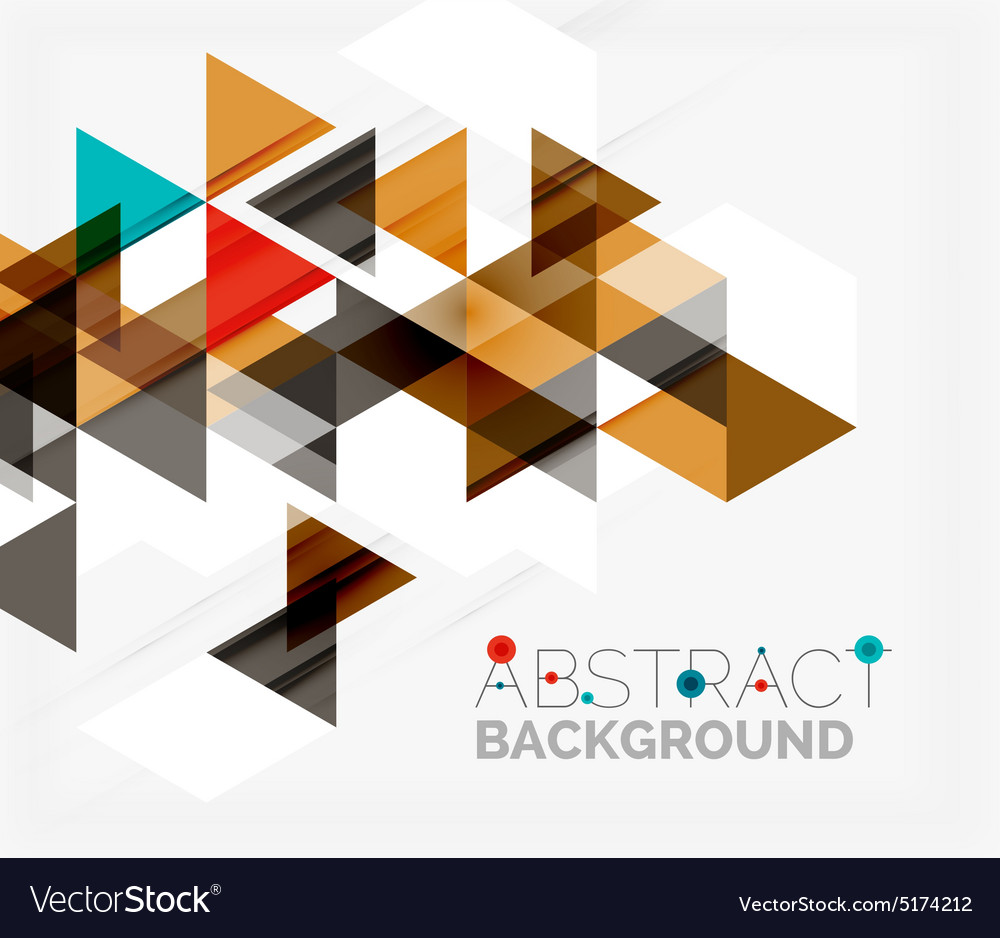 Abstract geometric background modern overlapping Vector Image