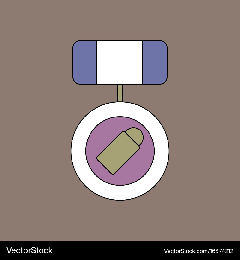 Flat icon design collection rifle magazine Vector Image