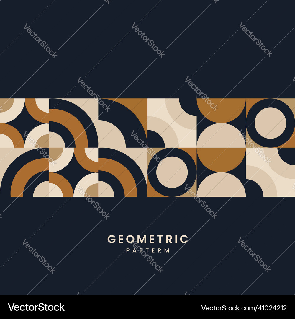 Modern geometrical shapes constructed templates Vector Image