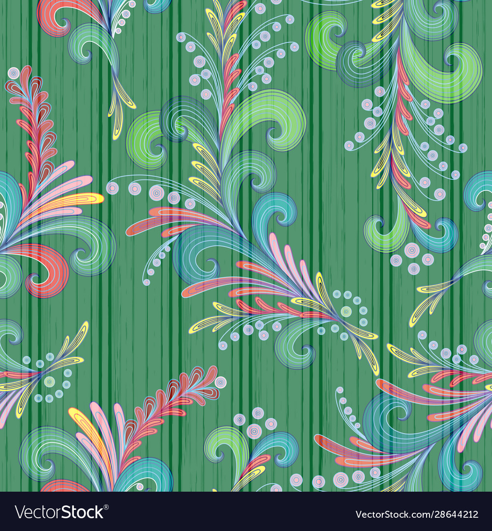 Seamless decorative pattern Royalty Free Vector Image