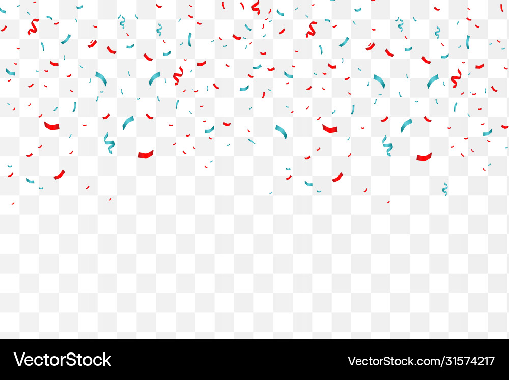 Confetti festive party popper Royalty Free Vector Image