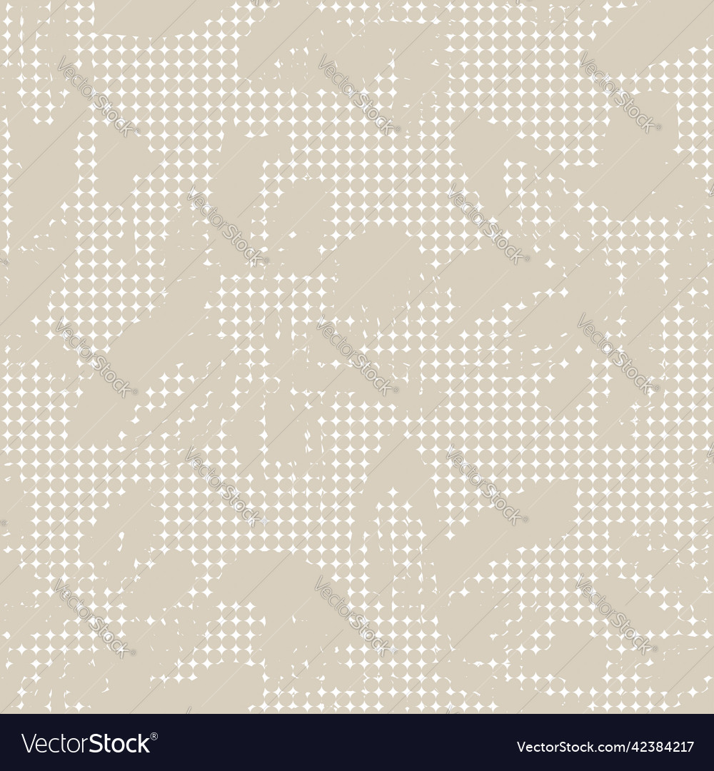Floral dotted seamless pattern design Royalty Free Vector