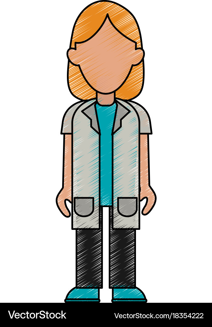 Doctor avatar full body icon image Royalty Free Vector Image