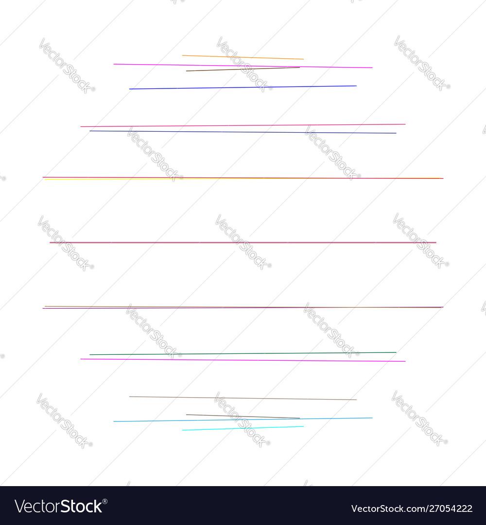 Random dynamic lines circle parallel straight Vector Image