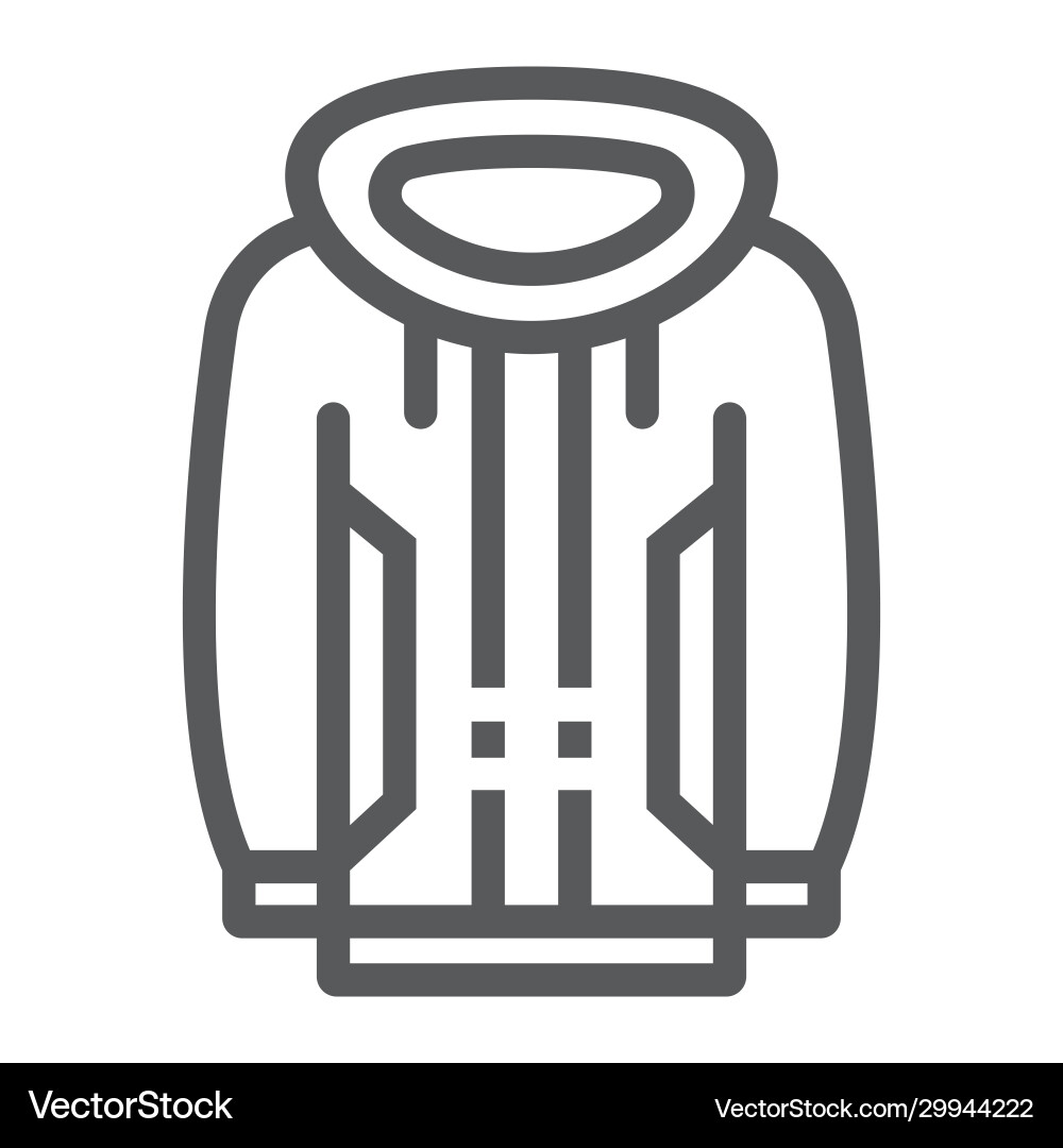 Smart clothing line icon technology and future Vector Image