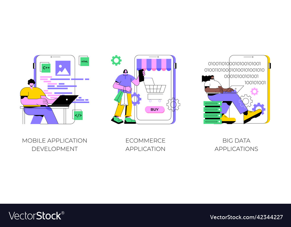 Commercial software abstract concept Royalty Free Vector Commercial software abstract concept Royalty Free Vector