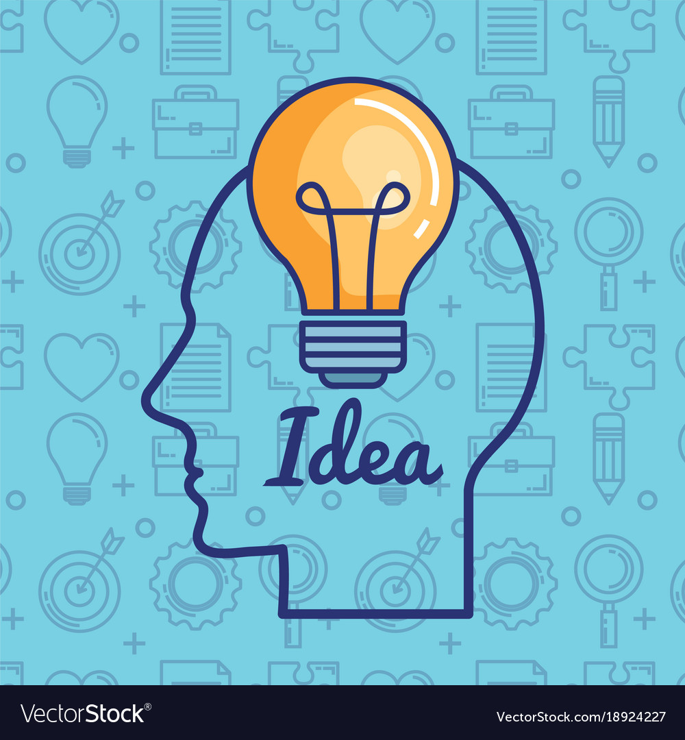 Creative brain set icons Royalty Free Vector Image