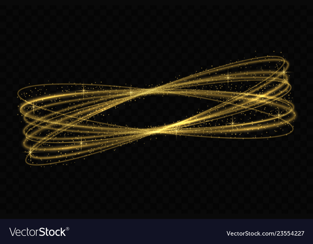 Light tracing effect Royalty Free Vector Image