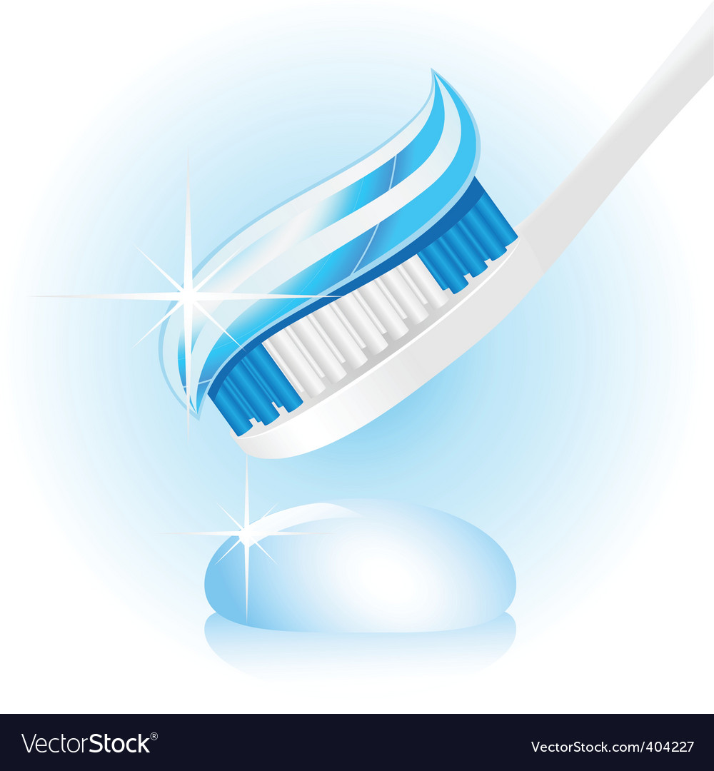 Toothbrush Royalty Free Vector Image - VectorStock