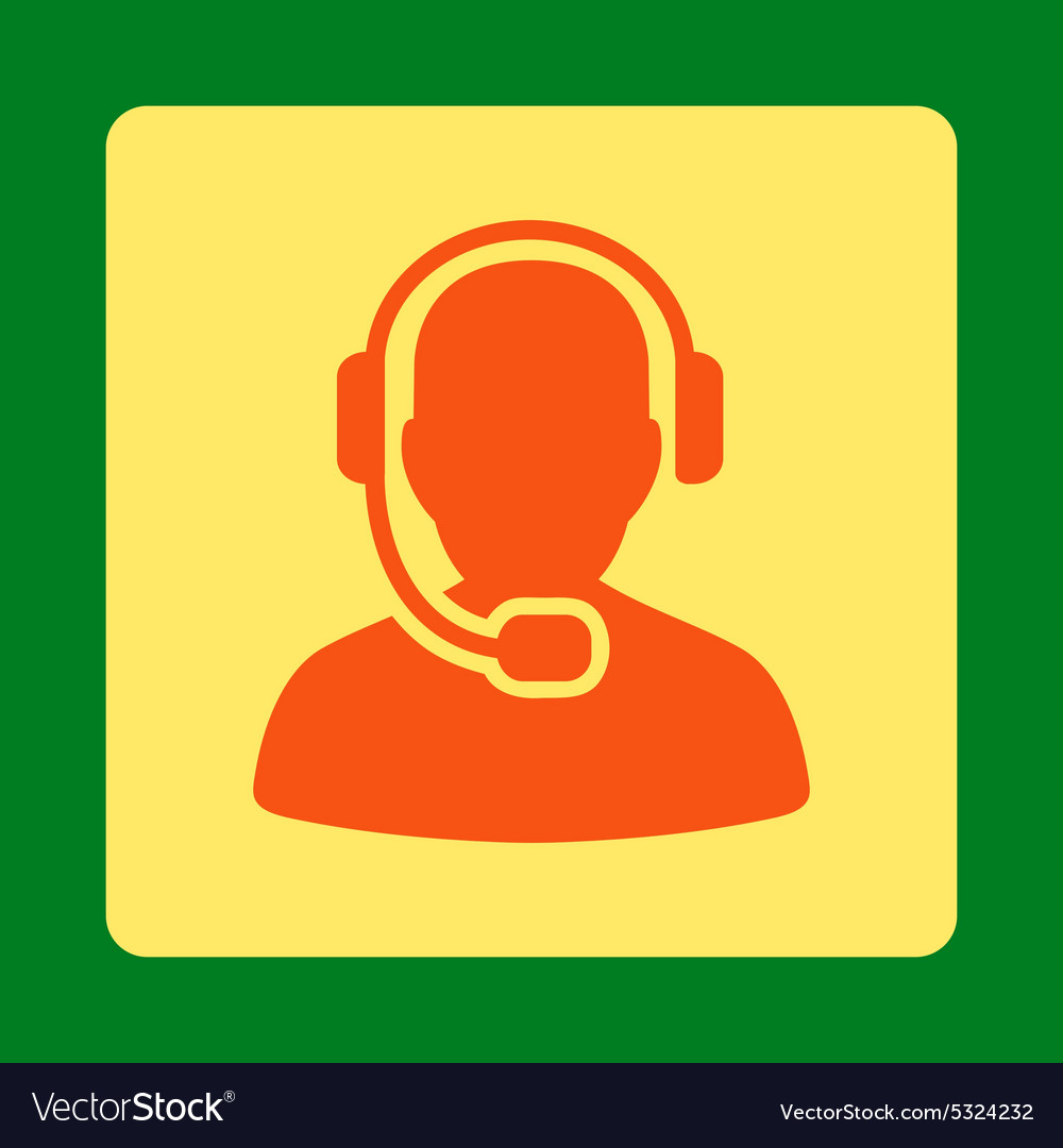 Call center operator icon from commerce buttons Vector Image Call center operator icon from commerce buttons Vector Image