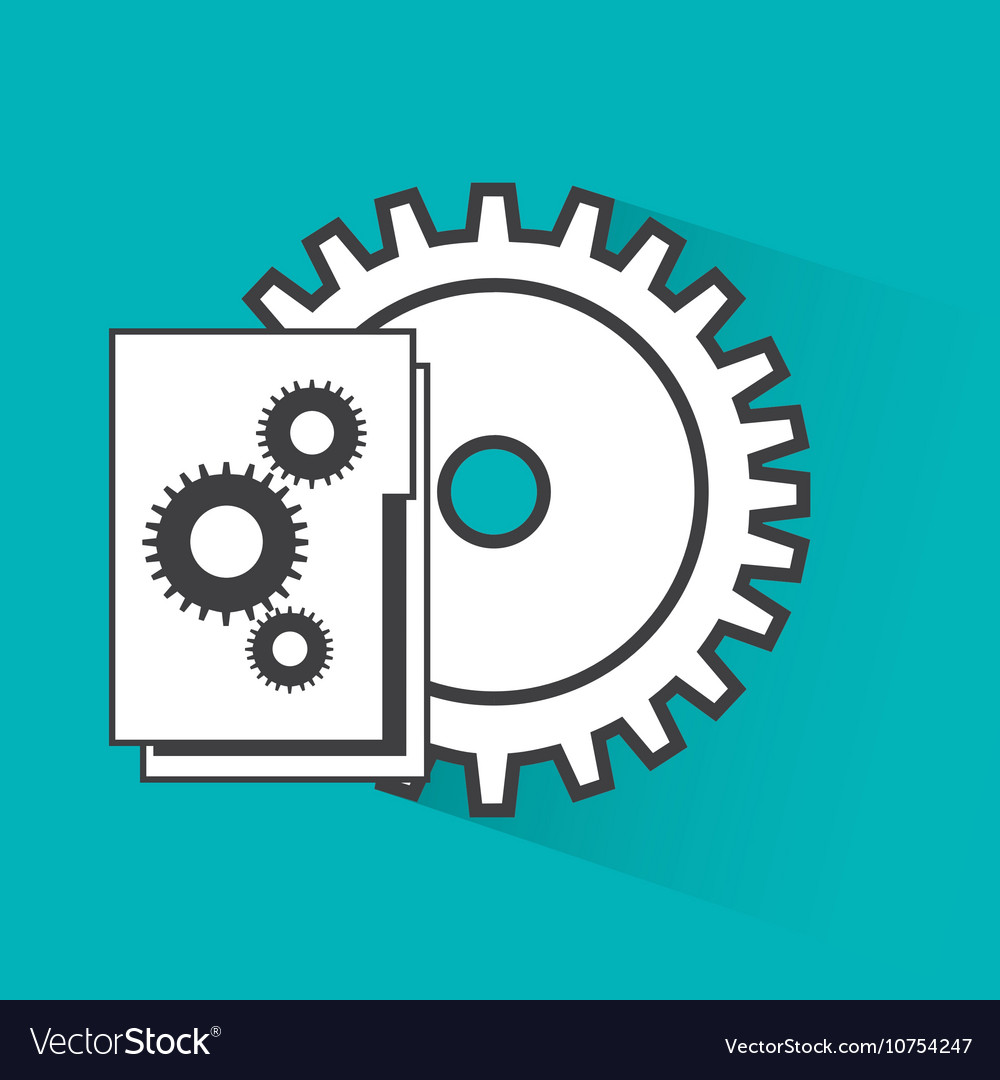 Big data center flat icons Royalty Free Vector Image