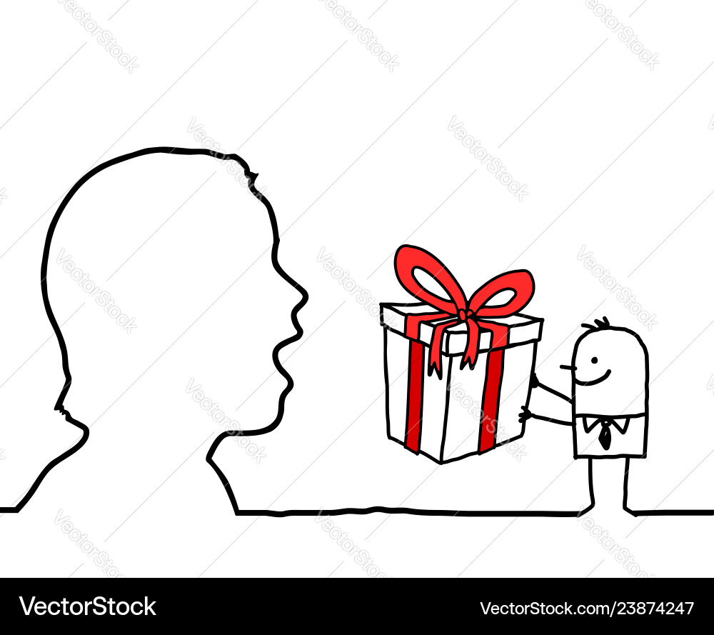 Gift surprise Royalty Free Vector Image - VectorStock