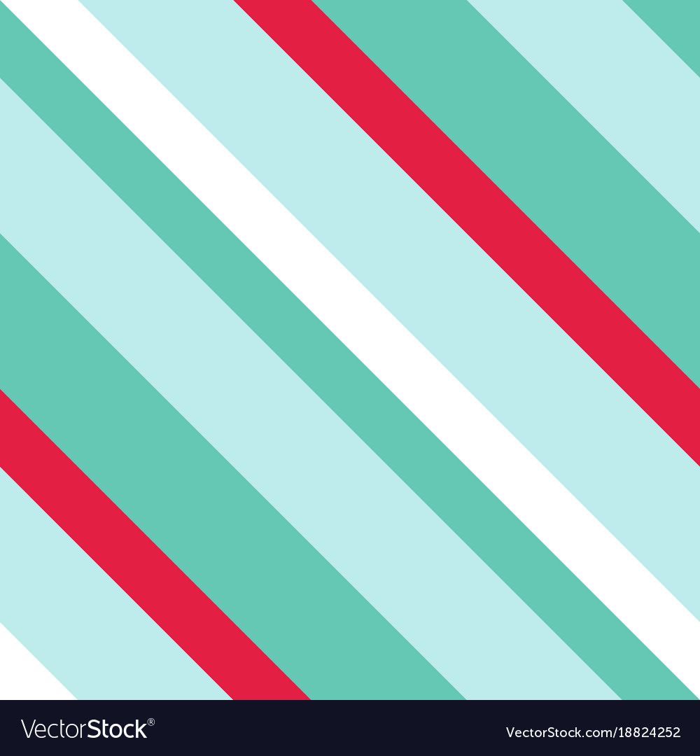 Christmas diagonal striped seamless pattern Vector Image