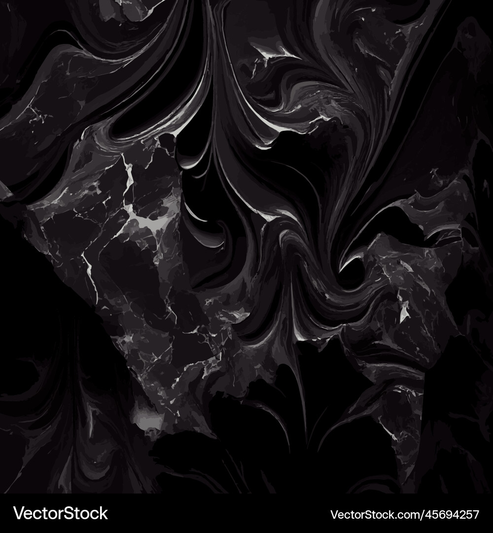 Black marble texture design colorful dark marble Vector Image