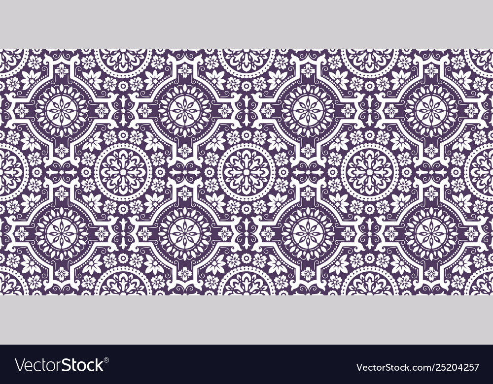 Damask seamless pattern background elegant Vector Image