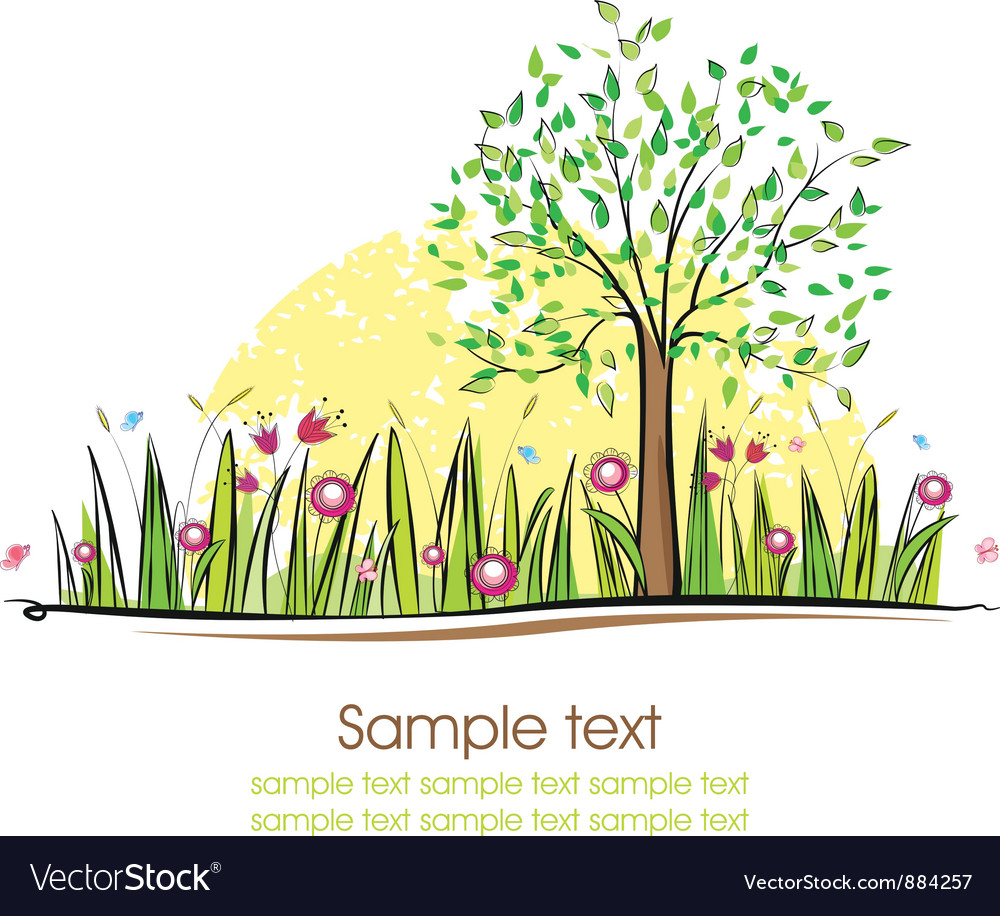 Landscape Royalty Free Vector Image - VectorStock