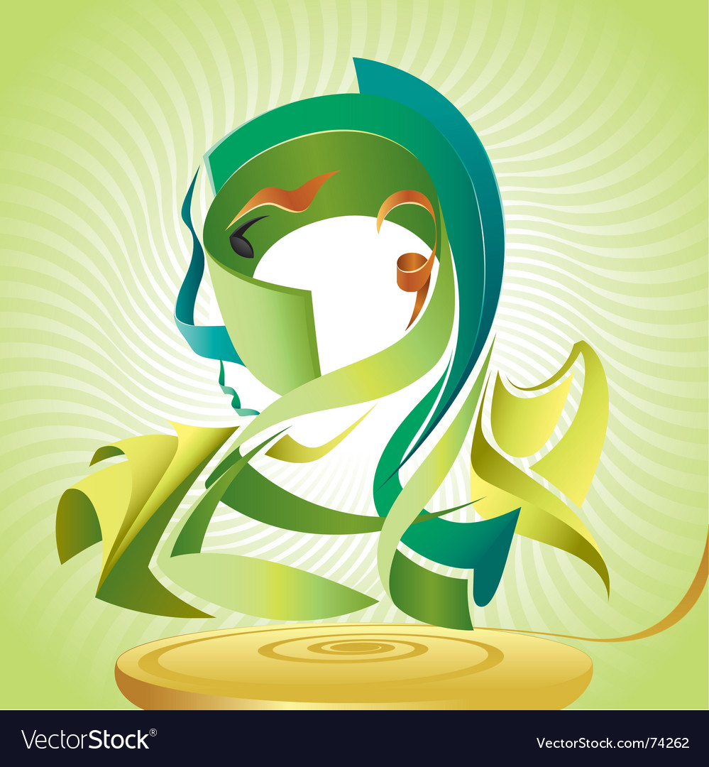 Abstract face Royalty Free Vector Image - VectorStock