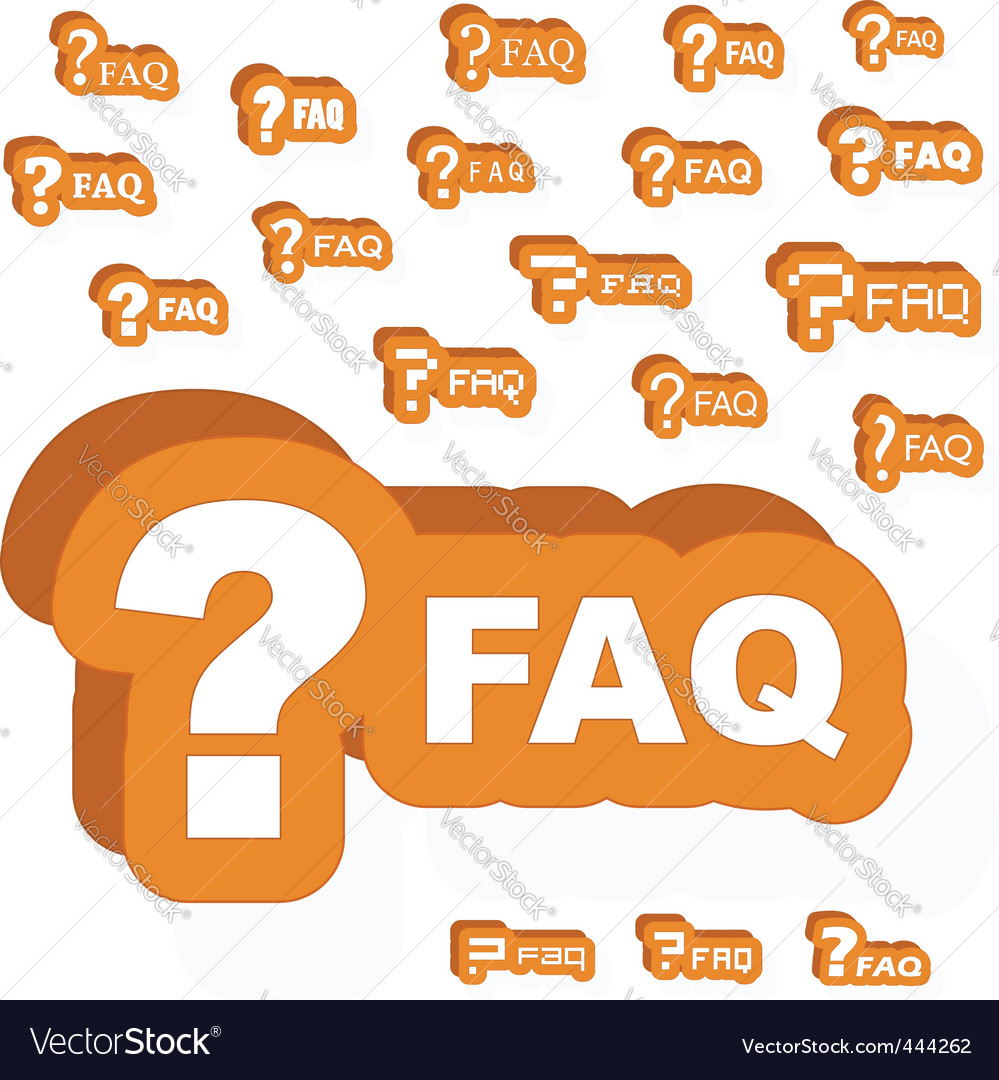 Faq Royalty Free Vector Image - VectorStock