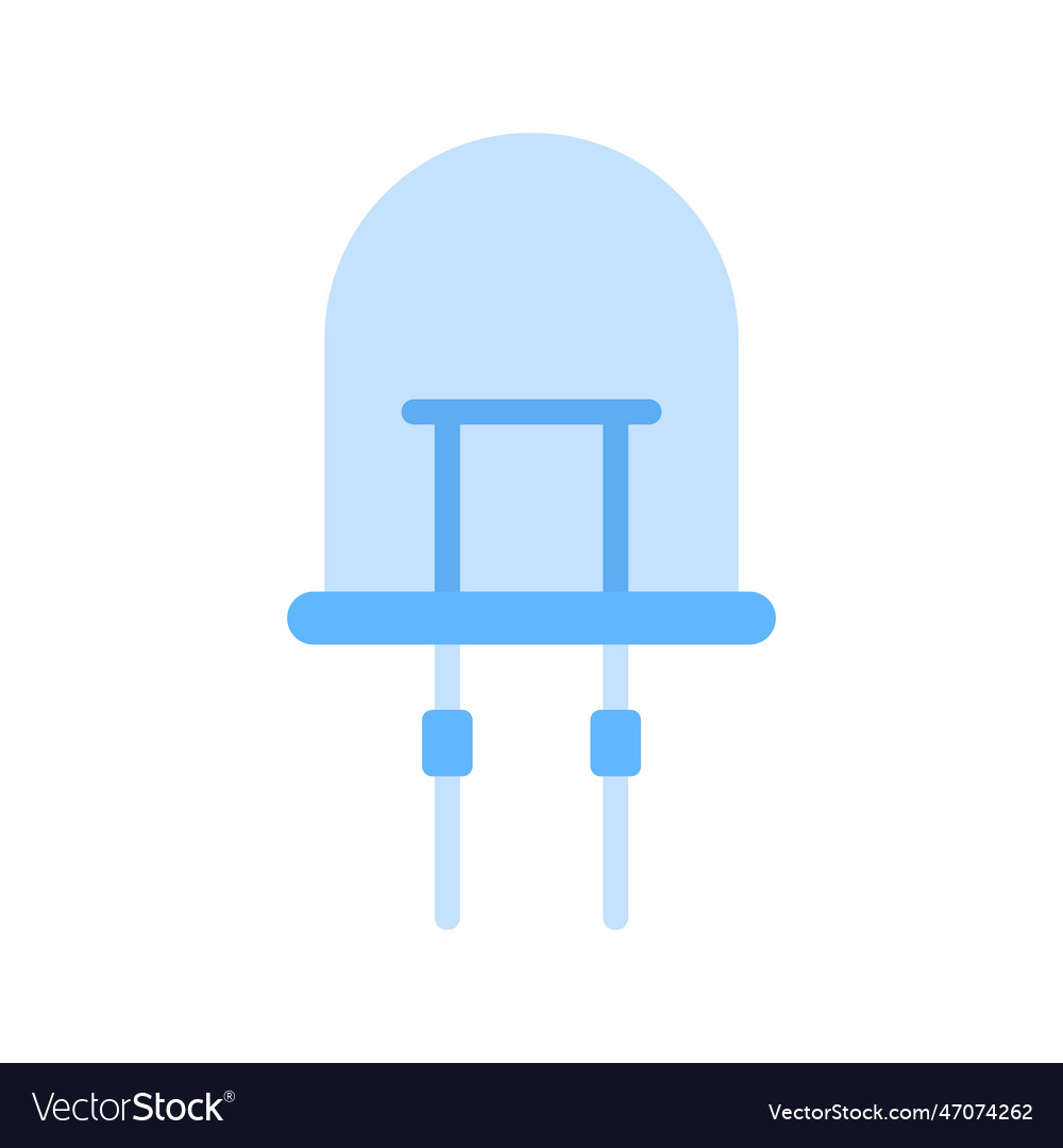 Light emitting diode icon image suitable Vector Image Light emitting diode icon image suitable Vector Image