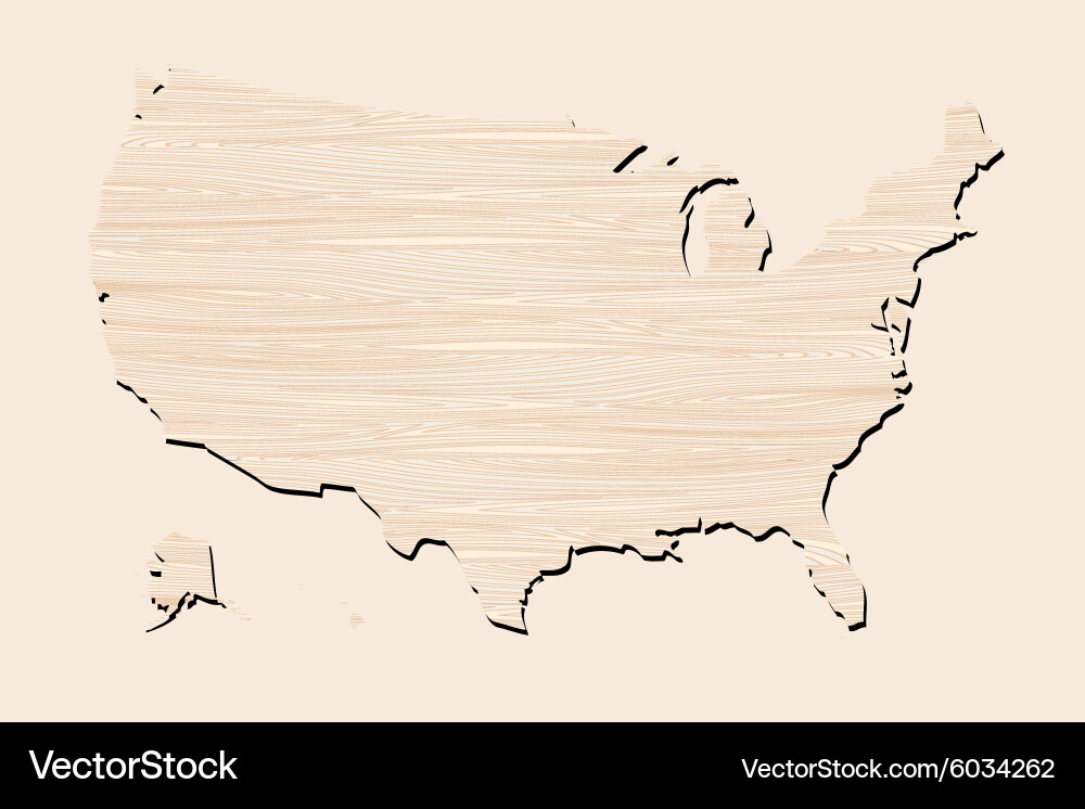 Map of the usa Royalty Free Vector Image - VectorStock