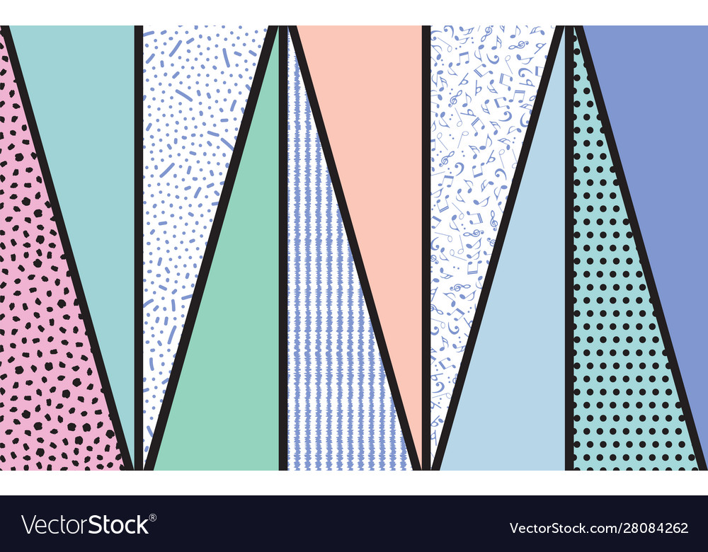 Memphis background Royalty Free Vector Image - VectorStock