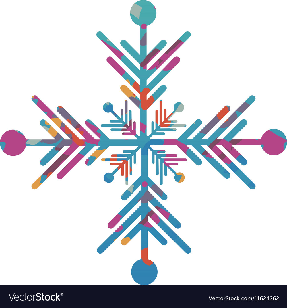 Snowflake creative icon image Royalty Free Vector Image