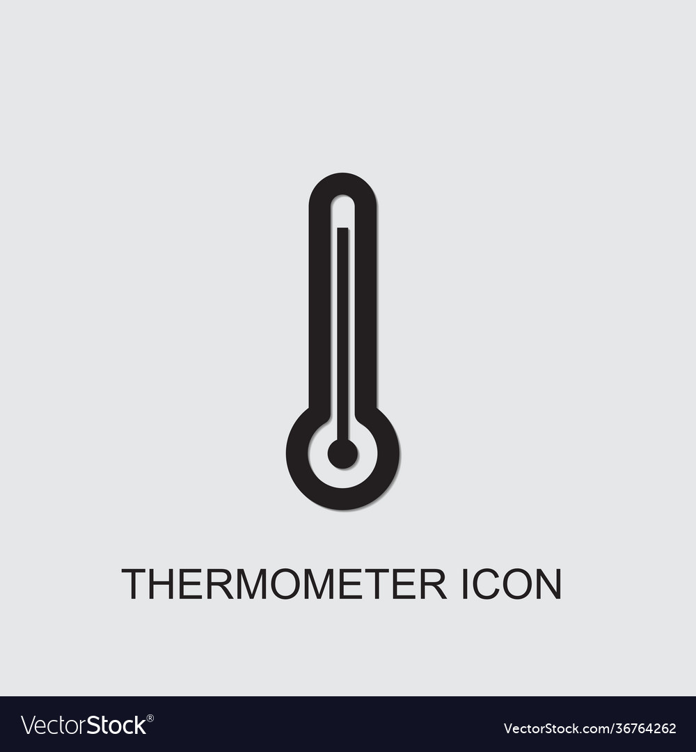Thermometer icon Royalty Free Vector Image - VectorStock