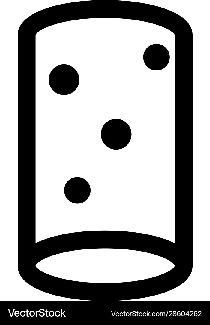 Wine cork icon isolated contour symbol Royalty Free Vector