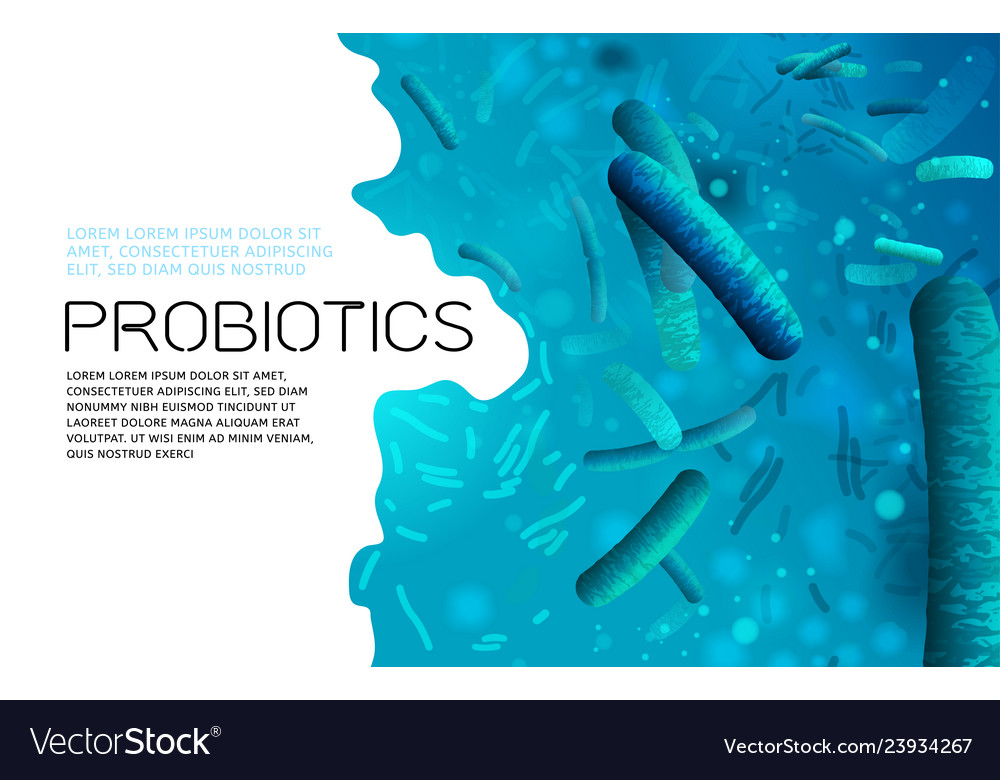 Probiotics background Royalty Free Vector Image Probiotics background Royalty Free Vector Image